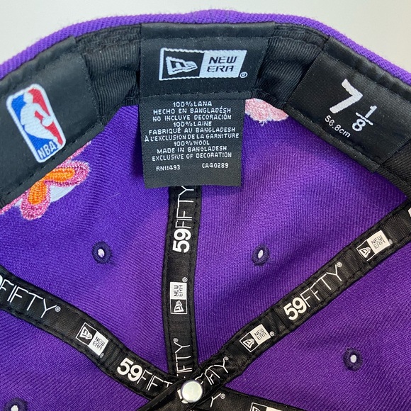 New Era | Accessories | New Era Los Angeles Lakers Chain Floral 59fifty ...